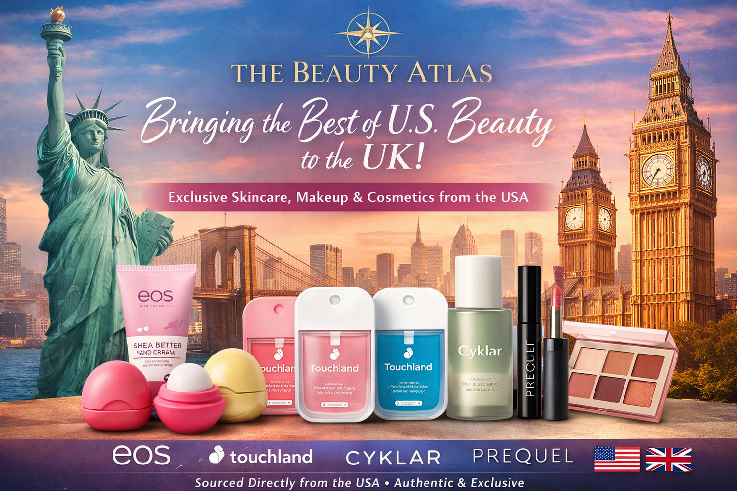 Discover Hard-to-Find US Beauty Brands in the UK with The Beauty Atlas